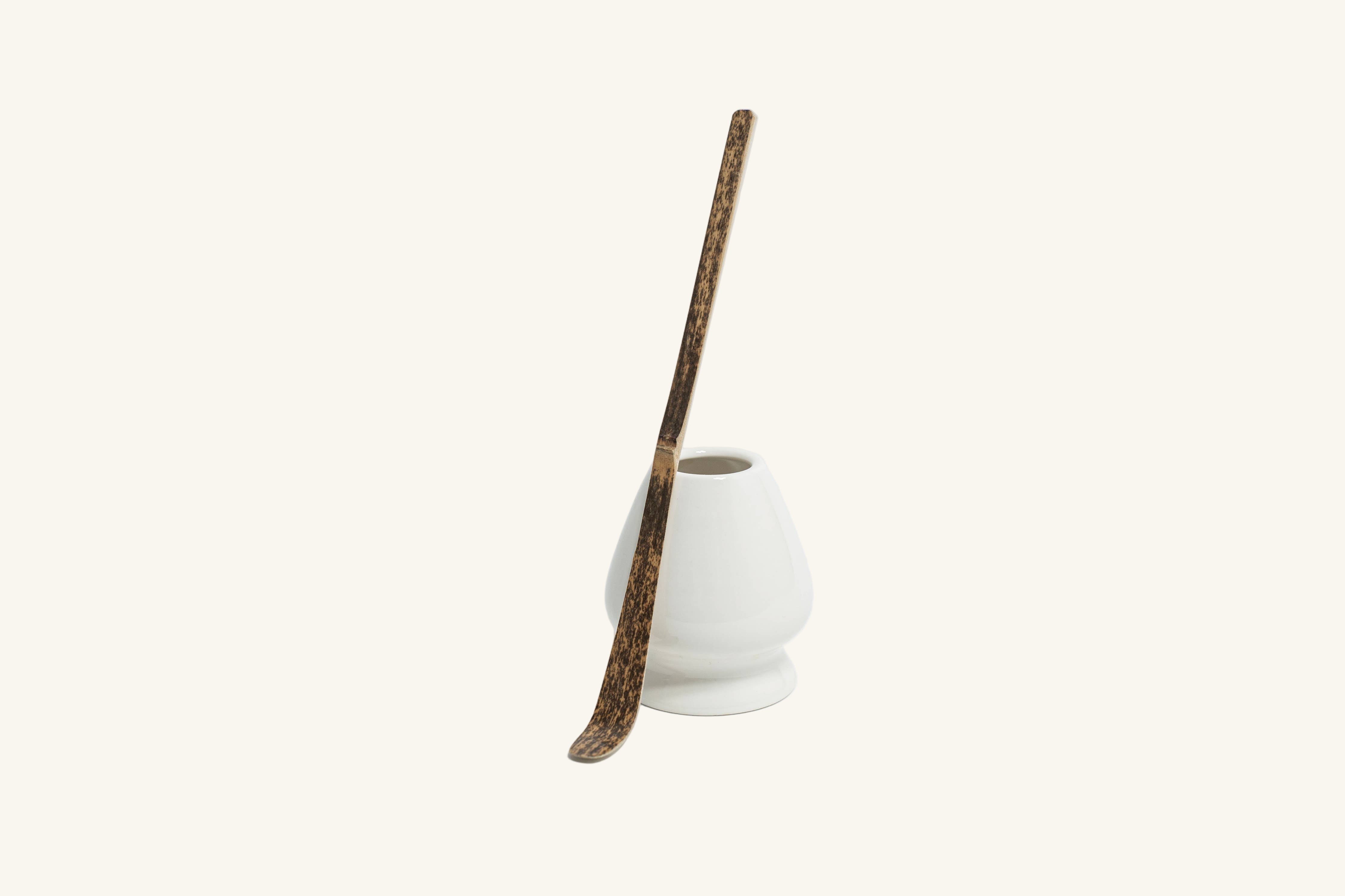 Matcha Spoon Dark Bamboo – Shelter Goods